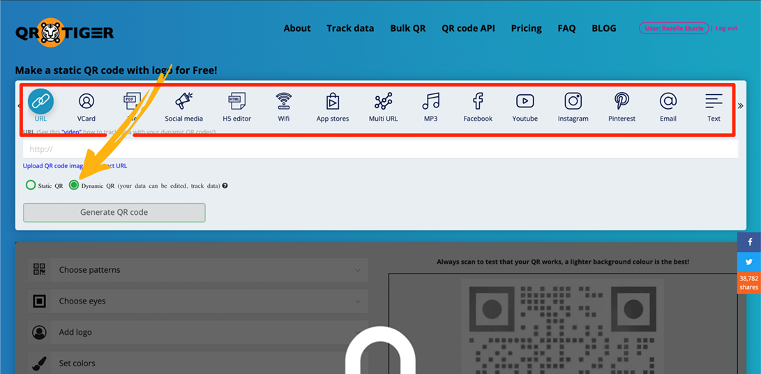QR code generator with color: Customize your QR code! - Free Custom QR ...