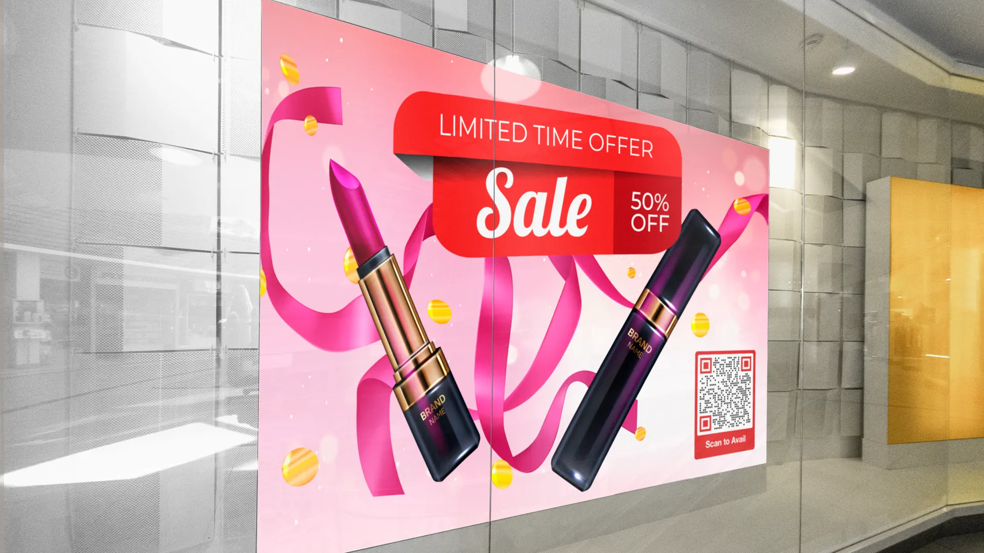 How to use QR code on the window of your store? - Free Custom QR Code ...