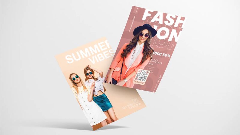 How to use QR codes on Flyers & brochures - Free Custom QR Code Maker ...