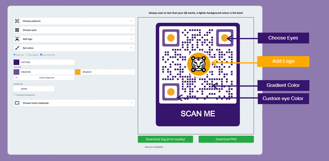 Quick QR code generator - Free Custom QR Code Maker and Creator with logo