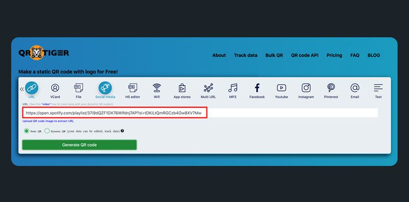 How to make a customized Spotify QR code - Free Custom QR Code Maker ...