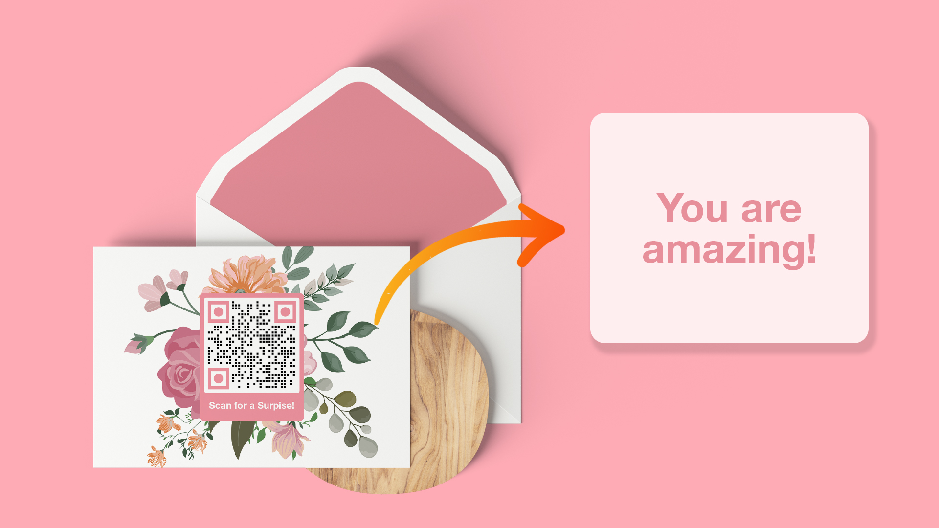 How to make interactive cards using QR codes - Free Custom QR Code ...