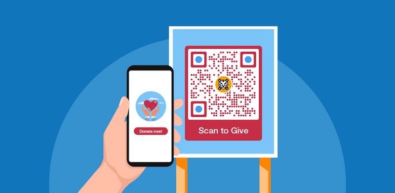 How to do a contactless donation drive using a QR code - Free Custom QR ...
