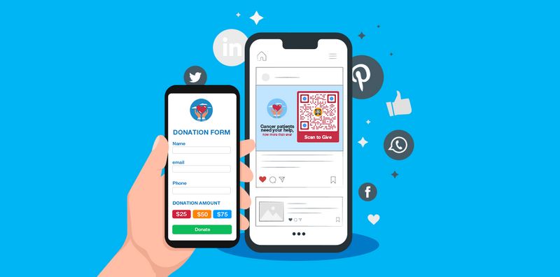 How to do a contactless donation drive using a QR code - Free Custom QR ...