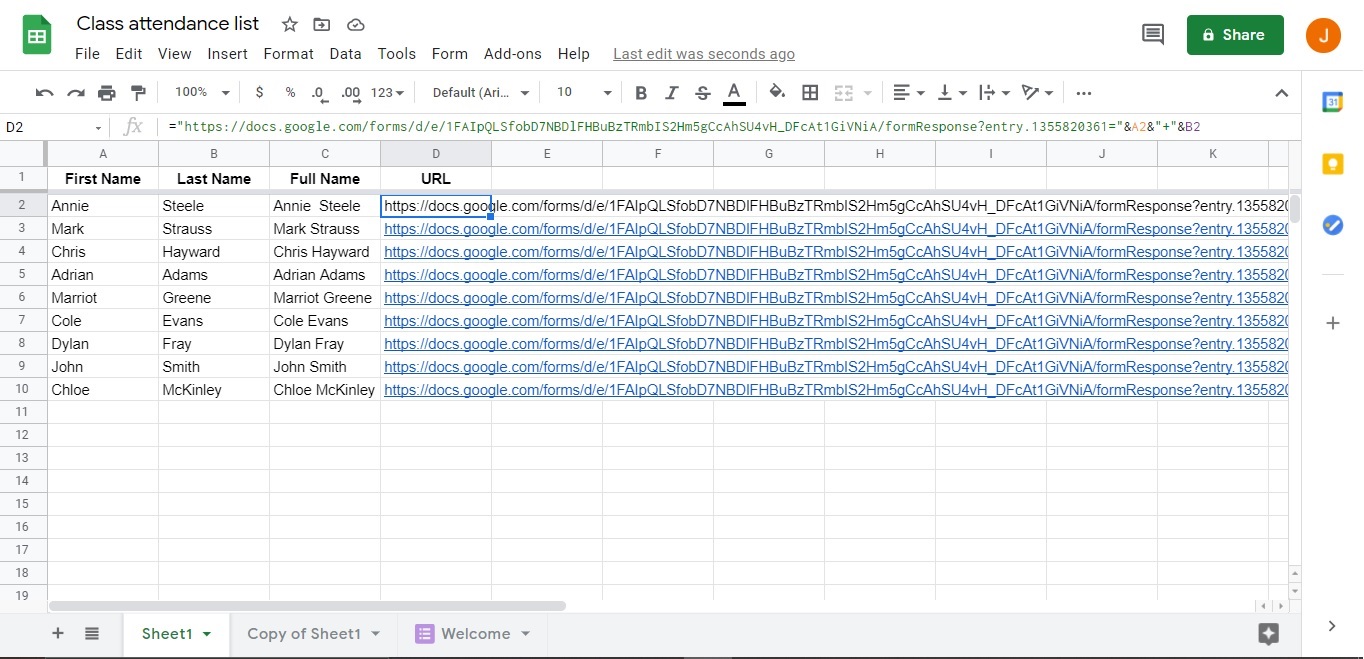 How to create a QR code attendance for employees and students - Free ...