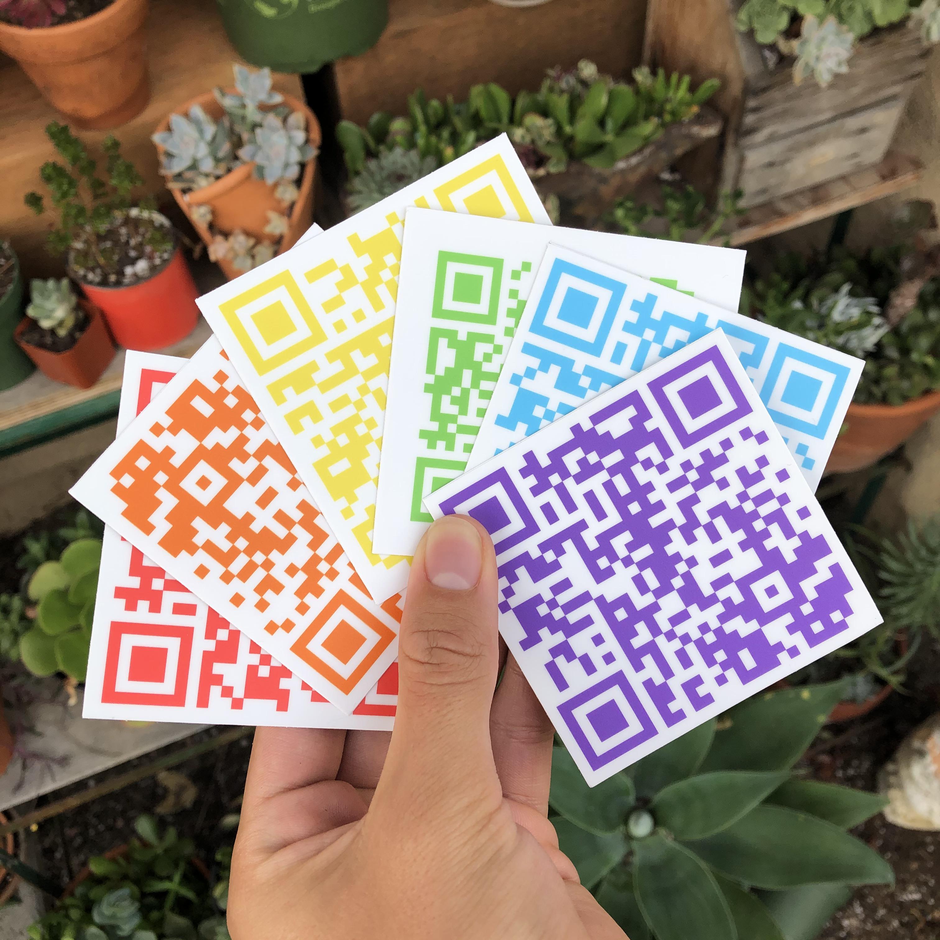 QR Code Stickers And Labels And How To Use Them Free Custom QR Code