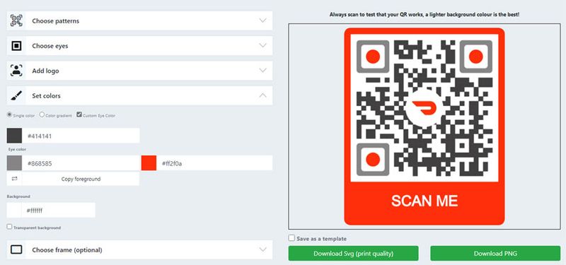 Social Media QR Code for Doordash App: Increase Your Customers