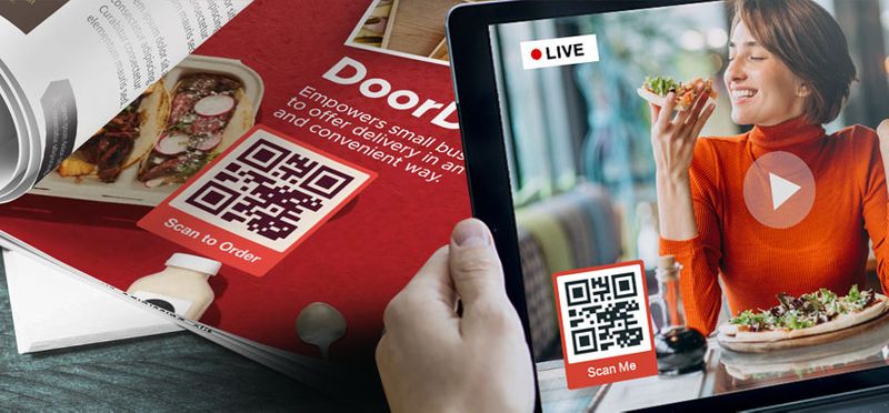 Social Media QR Code for Doordash App: Increase Your Customers