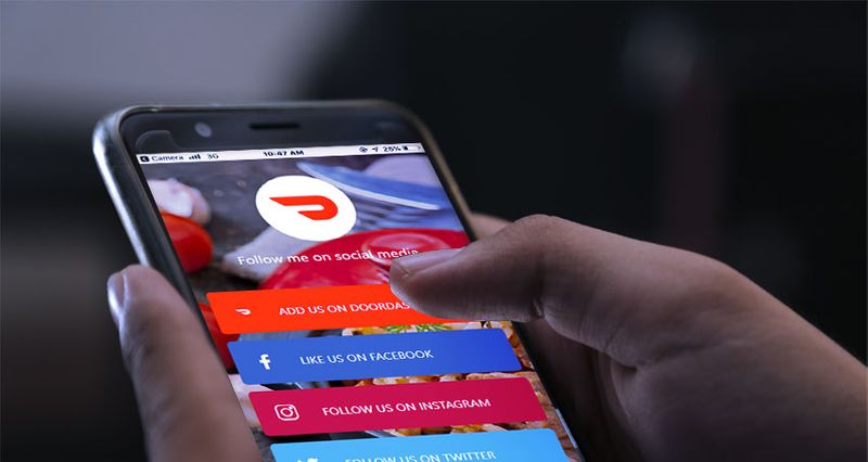 Social Media QR Code for Doordash App: Increase Your Customers