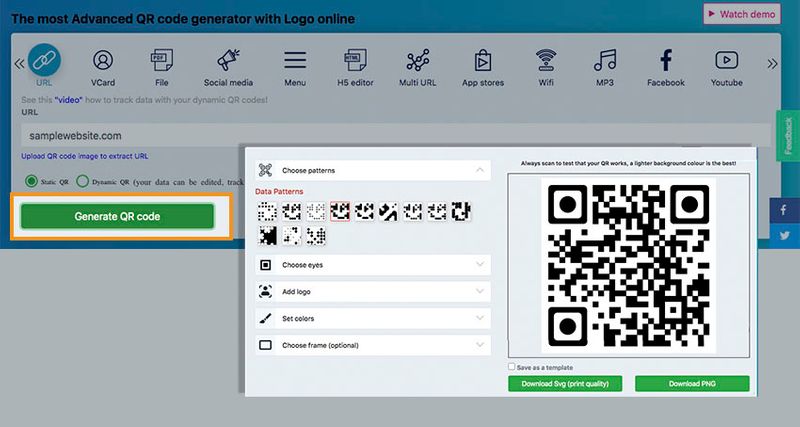 Create a Logo Embedded QR Code Using a QR Code Generator | QR TIGER