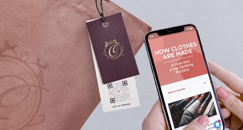 QR codes sustainable fashion: Increasing transparency and ...