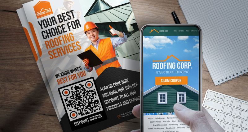 How to use QR codes for a roofing company and marketing - Free Custom ...