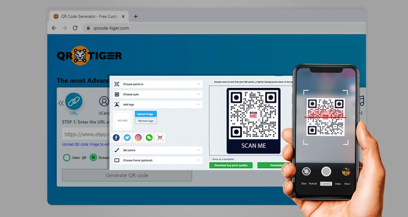 How to use QR codes on postcards - Free Custom QR Code Maker and ...