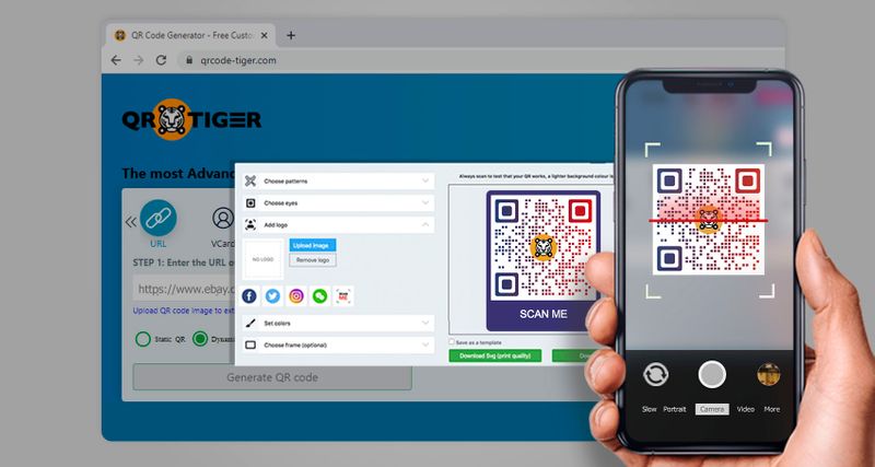 How to convert link to QR code - Free Custom QR Code Maker and Creator ...
