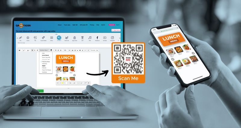 How to make your restaurant or bar menu in a QR code? - Free Custom QR ...
