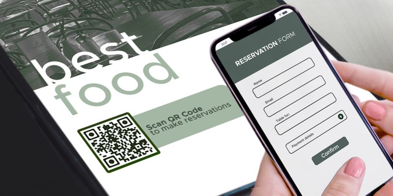 How to make a reservation with a QR code - Free Custom QR Code Maker ...