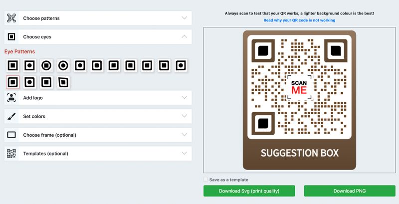 How to Create a QR Code for Suggestion Box