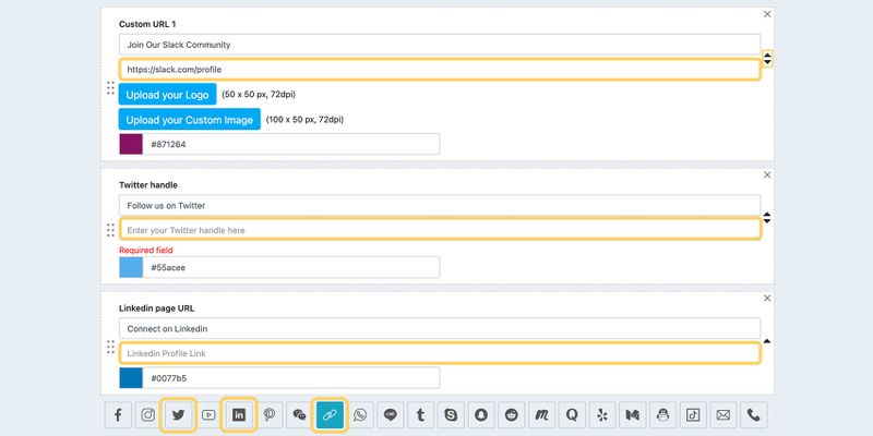 ソーシャル メディア Slack QR コード: アプリをまとめて接続する