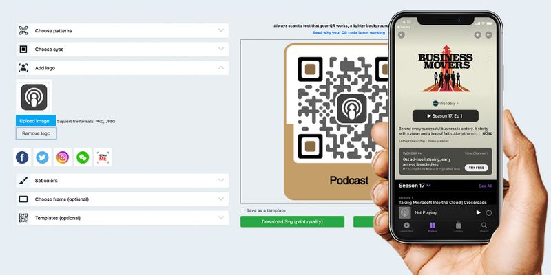 QR Code for DTC Podcast: Instant Access for Listeners - Free Custom QR ...