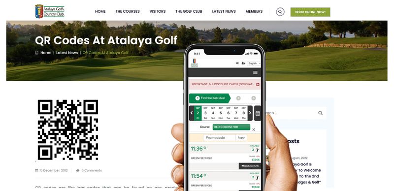 How to Use QR Codes for Golf Course Marketing