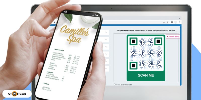 Using Qr Codes In Spa Salons And Wellness Centers Free Custom Qr