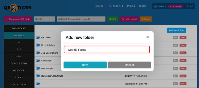 How to use QRTIGER link management software - Free Custom QR Code Maker ...