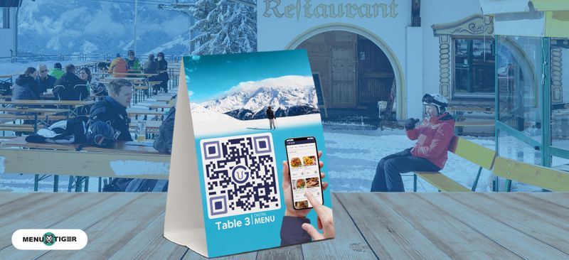 QR Code Menu for Ski Resorts and Mountain View Restaurants