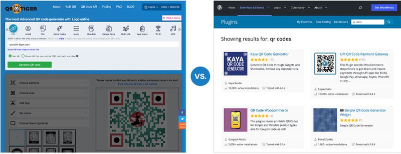 WordPress QR code: how to create one for your site - Free Custom QR Code Maker and Creator with logo