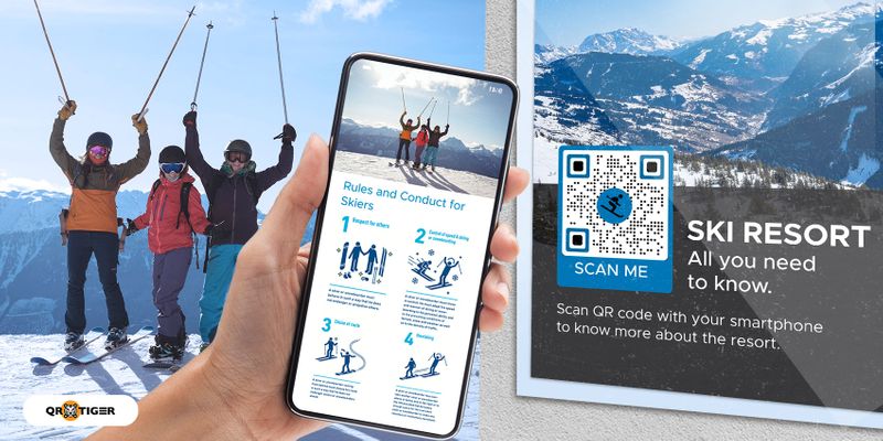 QR Codes for Ski Resorts: 17 Ways to Use Them