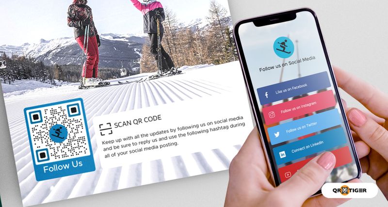 QR codes for ski resorts: 17 ways to use them - Free Custom QR Code ...