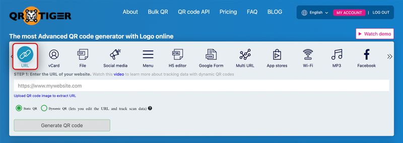 How to use QRTIGER link management software - Free Custom QR Code Maker ...