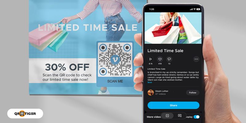 Vimeo QR code: promote video content in one scan - Free Custom QR Code Maker and Creator with logo