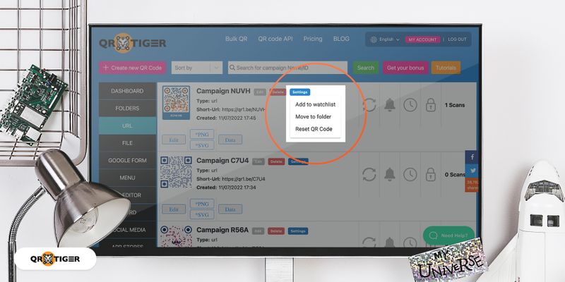 How to Reset QR Codes in QR TIGER QR Code Generator - Free Custom QR ...