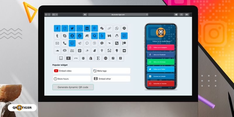 Instagram QR Code Generator vs QR TIGER QR Code Generator