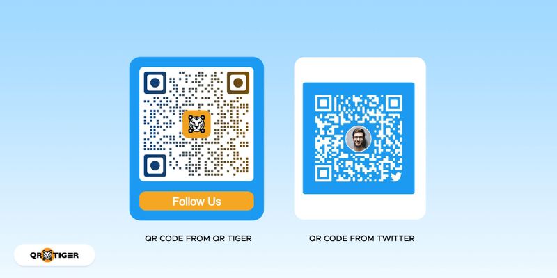 Twitter QR Code Generator vs QR TIGER QR Code Generator