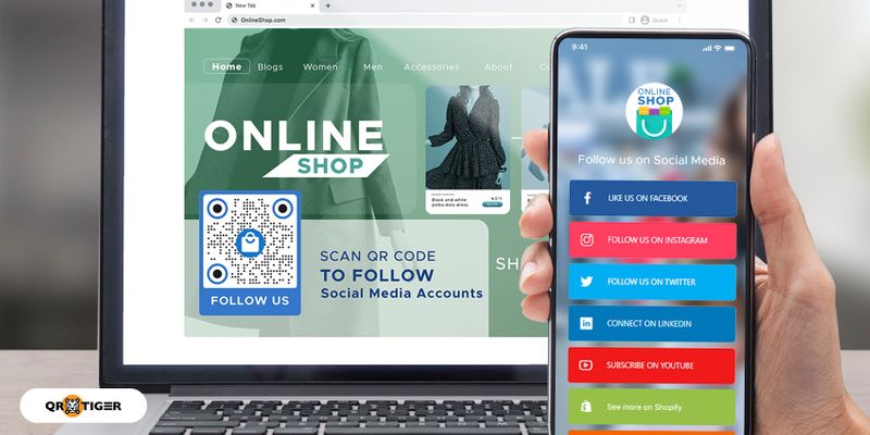 How to get a QR code for your online store - Free Custom QR Code Maker ...