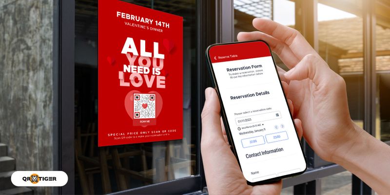 QR code for Valentine’s Day: share your love in a scan