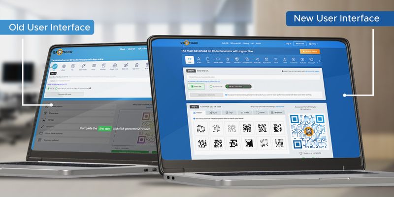 QR TIGER Pembuat Kode QR Meluncurkan UI Baru