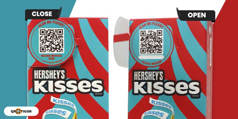 Hershey's QR Code: Send Personal Video Messages in a Kiss - QR TIGER