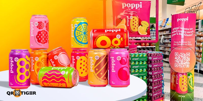 Poppi Soda QR kode: Game of Sweepstakes lan Olahraga